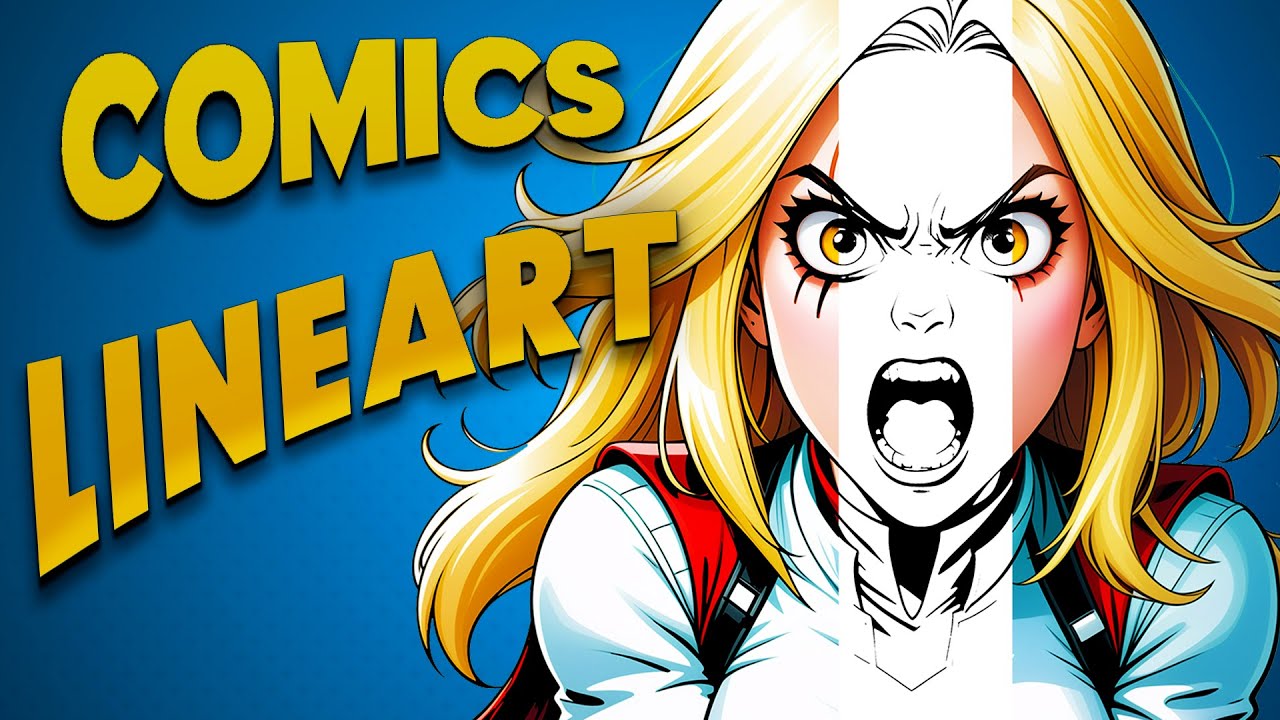 Comics Line Art With Stable Diffusion