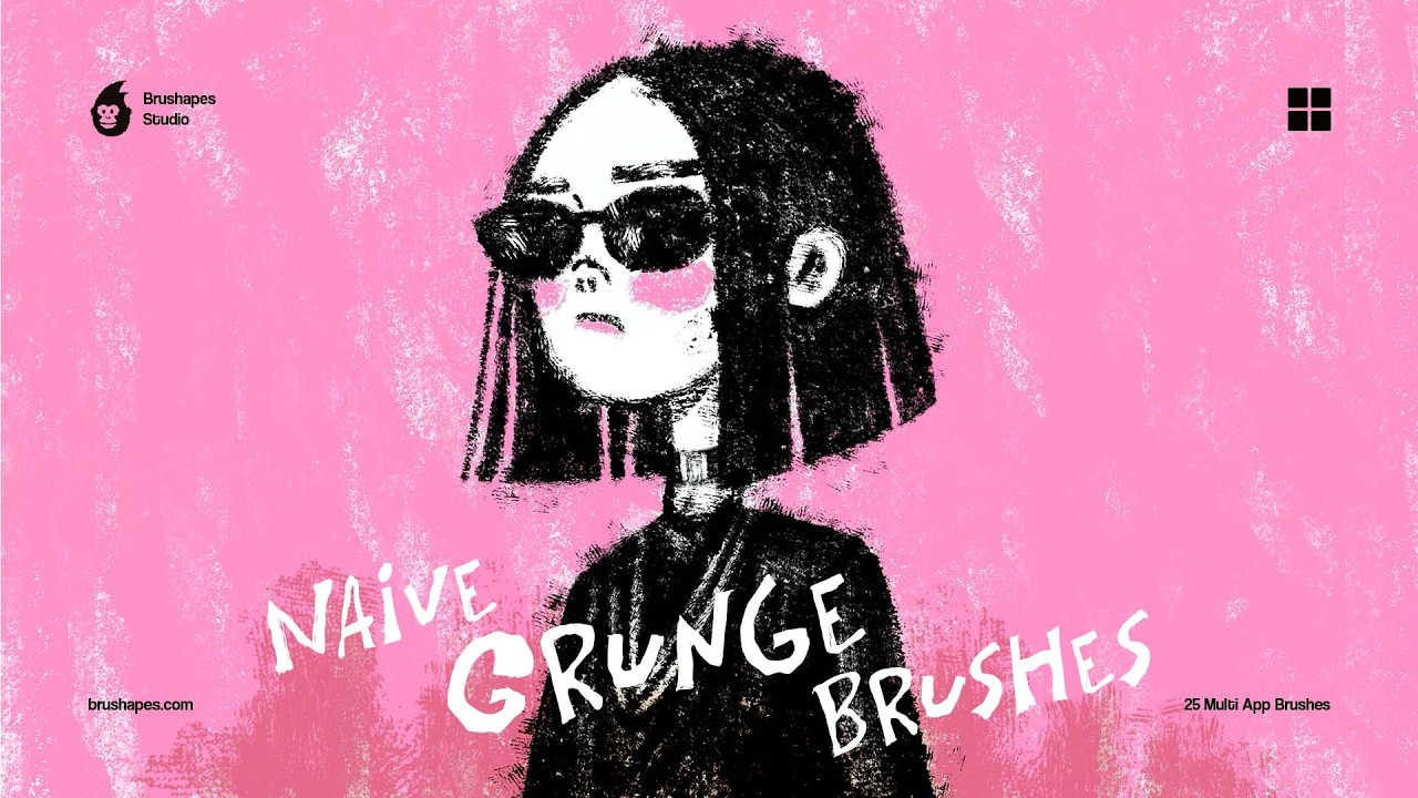 We Made the PERFECT Grunge Brushes for Digital Artists 🖤🎨