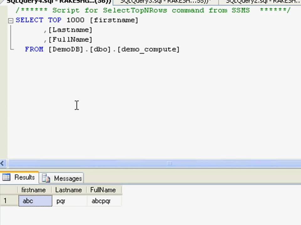 SQL 2008 Series: Triggers