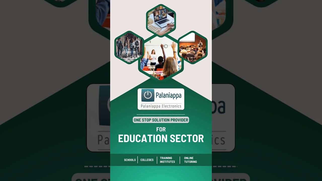 Transforming Education with Industrial Solutions #PalaniappaElectronics #EdTech #SmartClassrooms