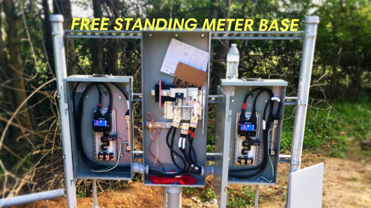 Electrical Service P5 | Building Free Standing Meter Base P2 | DIY Barn House Design Build