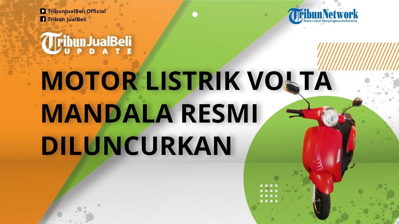 Motor Listrik Volta Mandala Resmi Diluncurkan, Punya Desain Mirip Vespa ...