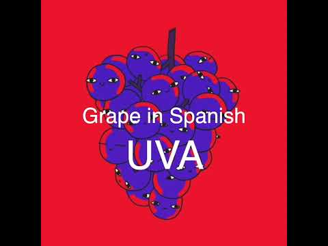 Grape in Spanish