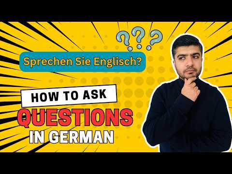 Yes or No questions in German | Ja/Nein Fragen | German A1 Level
