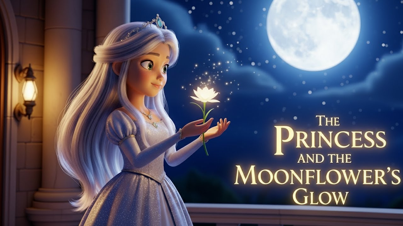 🌙 The Princess and the Moonflower’s Glow | Magical 3D Fairy Tale for Kids 👑
