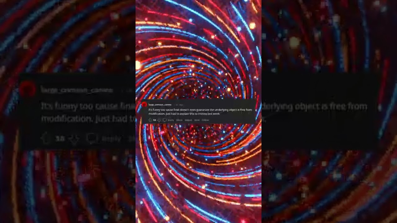 CONSTant hate towards Java
