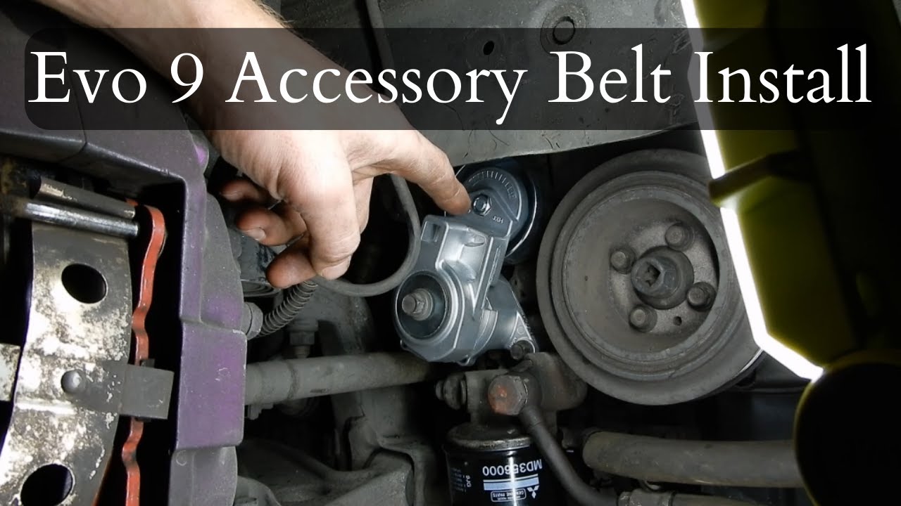 Accessory/serpentine belt install (with pulley and tensioner)