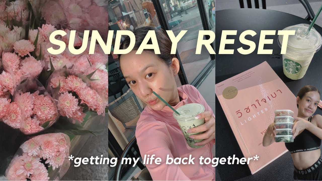 SUNDAY RESET ROUTINE | meal prep for gut health, morning walk, relaxing and unwind