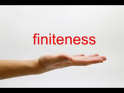 How to Pronounce finiteness - American English