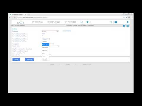 Steps for rehiring an employee in PrismHR