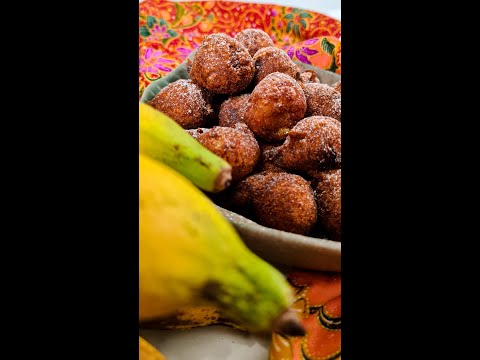 Crispy banana fritters 🍌