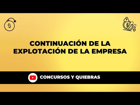 Continuación de la Explotación de la Empresa
