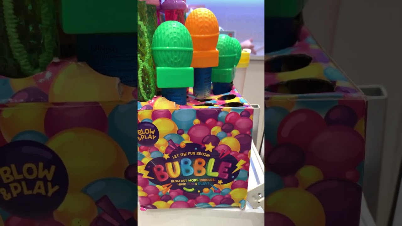 MINISO BUBBLE WAND BAGUETTE BULLE~LET THE FUN BEGIN BUBBLE~BLOW OUT  MORE BUBBLE~HAVE FUN PLAY