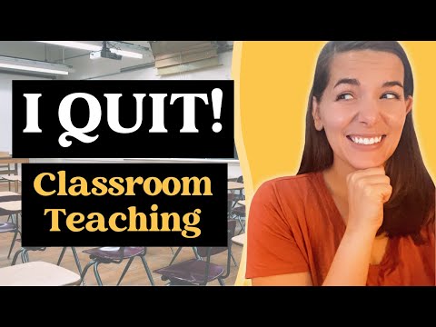 I QUIT | Why I Left My Job As An Elementary Music Teacher