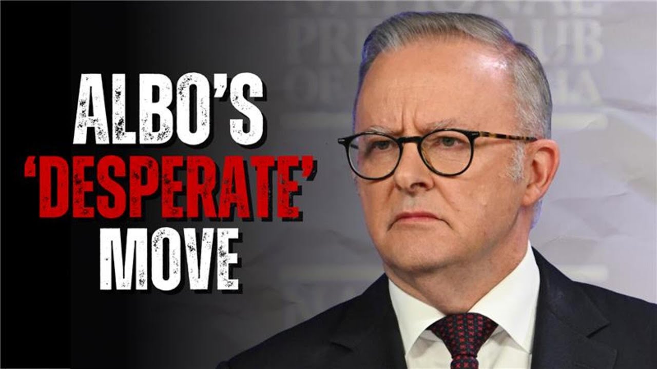 Albanese hijacks TV stations in ‘desperate’ move as Labor’s poll numbers sink