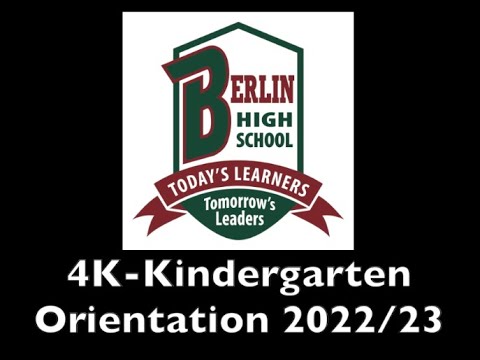 2022-23 4K/Kindergarten Orientation