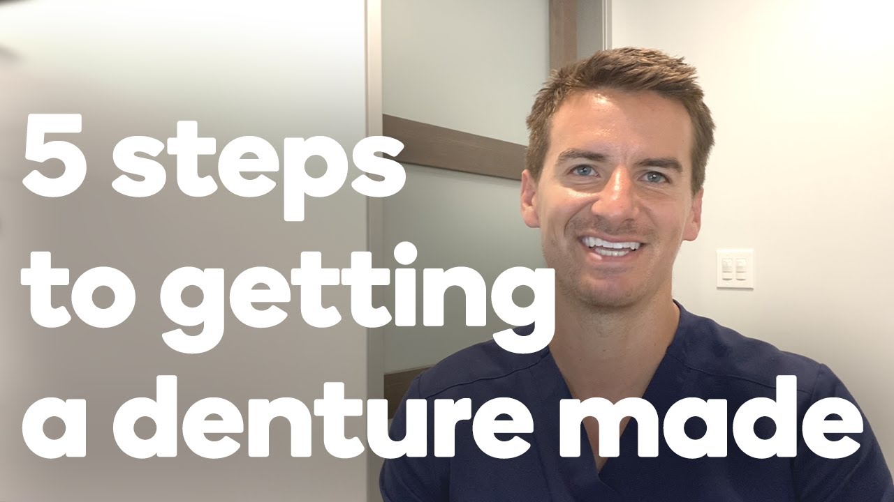 Five steps to getting dentures made