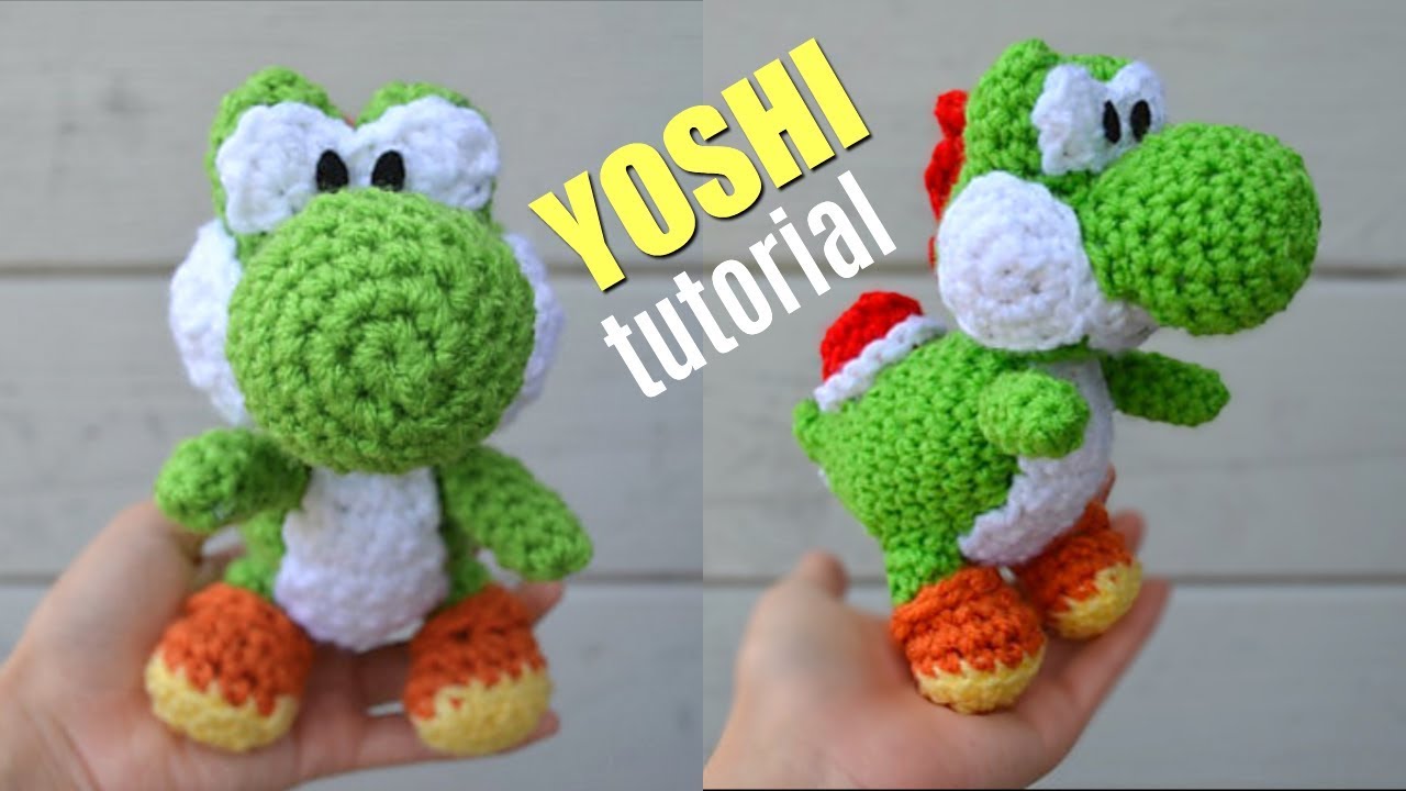 Yoshi Amigurumi Tutorial - Crochet Step by Step | Free Pattern
