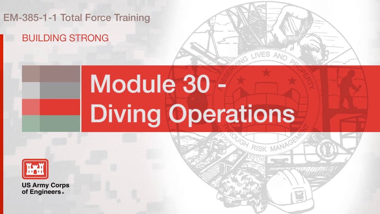 NAVFAC Safety Training Module 30: Diving