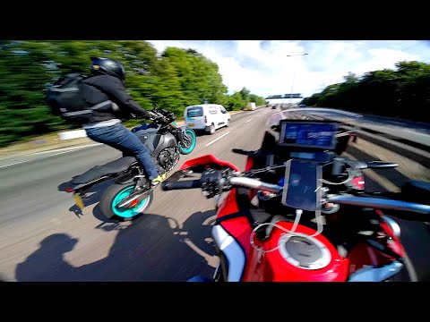 A 100% legal ride to Canary Wharf, London... | Africa Twin, MT-10, KTM 790 Adventure