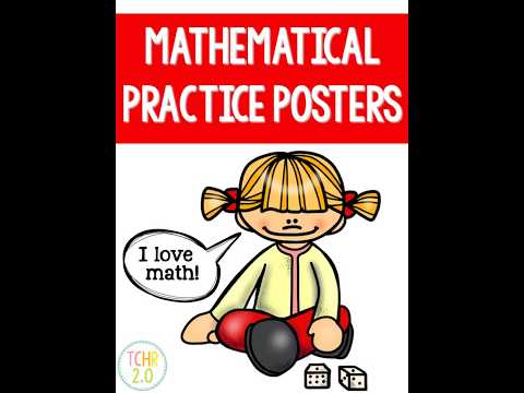 Mathematical Practices Posters Anchor Charts