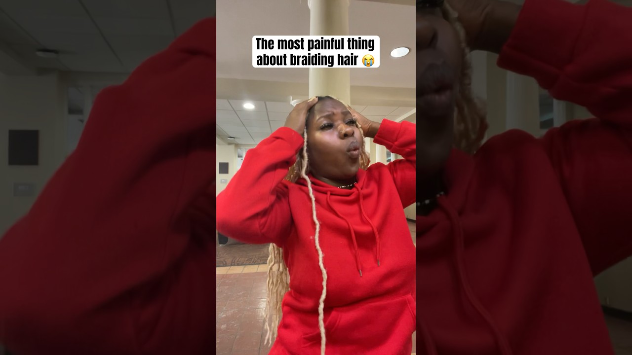 This has to be the most painful ever!!! #hair #braids #pain #shortvideo