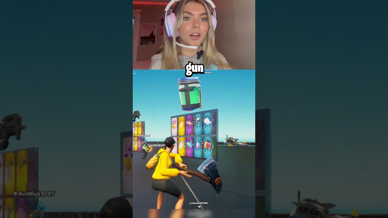I LEAKED the OP INFINITY BLADE on my Fortnite Map...