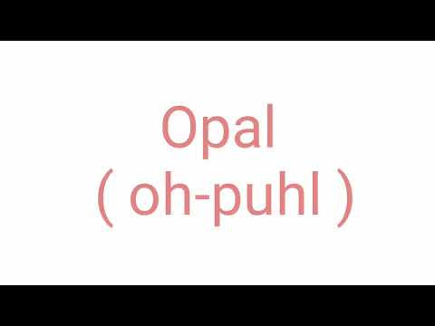 Opal:- definition and Pronounciation #shorts