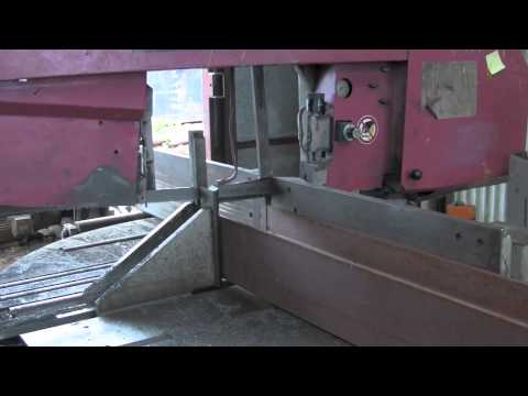 Cutting & Drilling a Steel Beam | wide flange beams