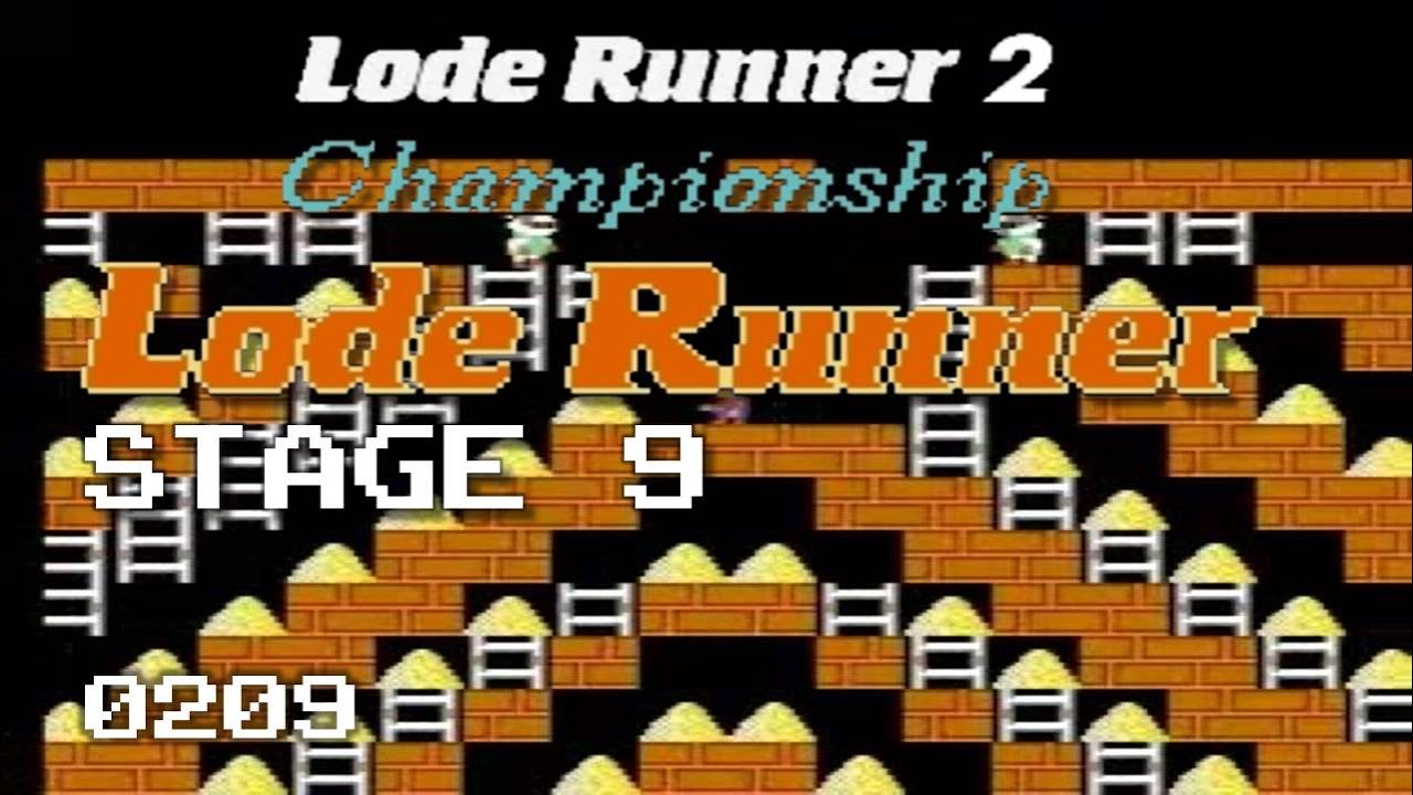 Lode Runner 2 - Stage 9 [0209]