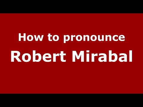 How do you say Robert Mirabal in Mexico (Mexican Spanish)? - PronounceNames.com