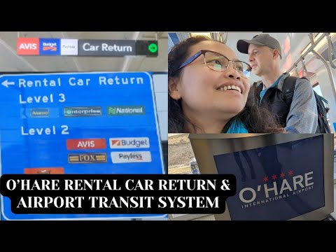AVIS CAR RENTAL QUAD-CITIES TO O'HARE CHICAGO AIRPORT: RETURN AND TRANSIT SYSTEM FIRST EXPERIENCE