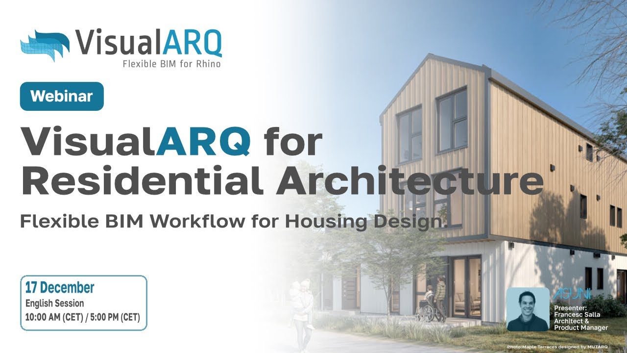 Webinar: VisualARQ for Residential Architecture