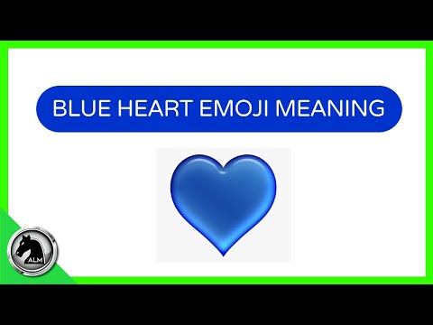 ???? BLUE HEART Emoji MEANING ???? (Heart Emoji Meanings)