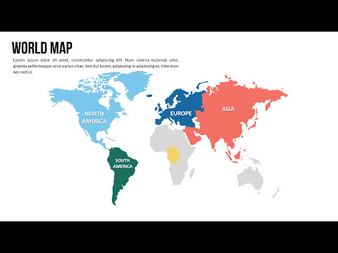 Animation - World Map Countries PowerPoint Presentation