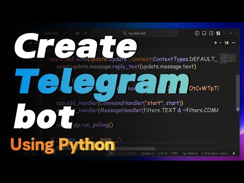 How to Create a Telegram Bot with Python in Just a Few Minutes! 🚀 | Step-by-Step Tutorial