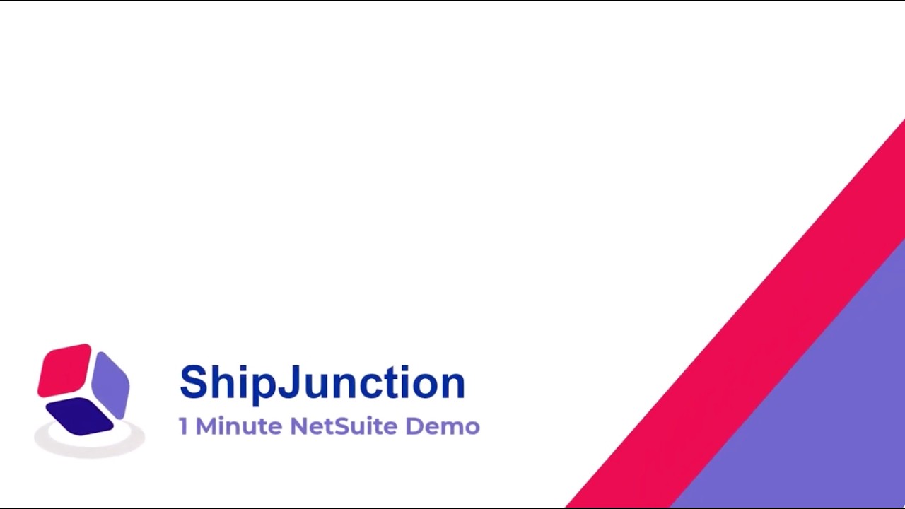 NetSuite Shipping Demo with ShipJunction