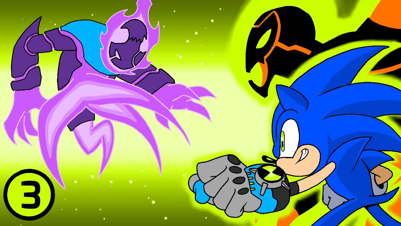 Sonic with an Omnitrix vs Ben 10 aliens part 3 [Animated Short]
