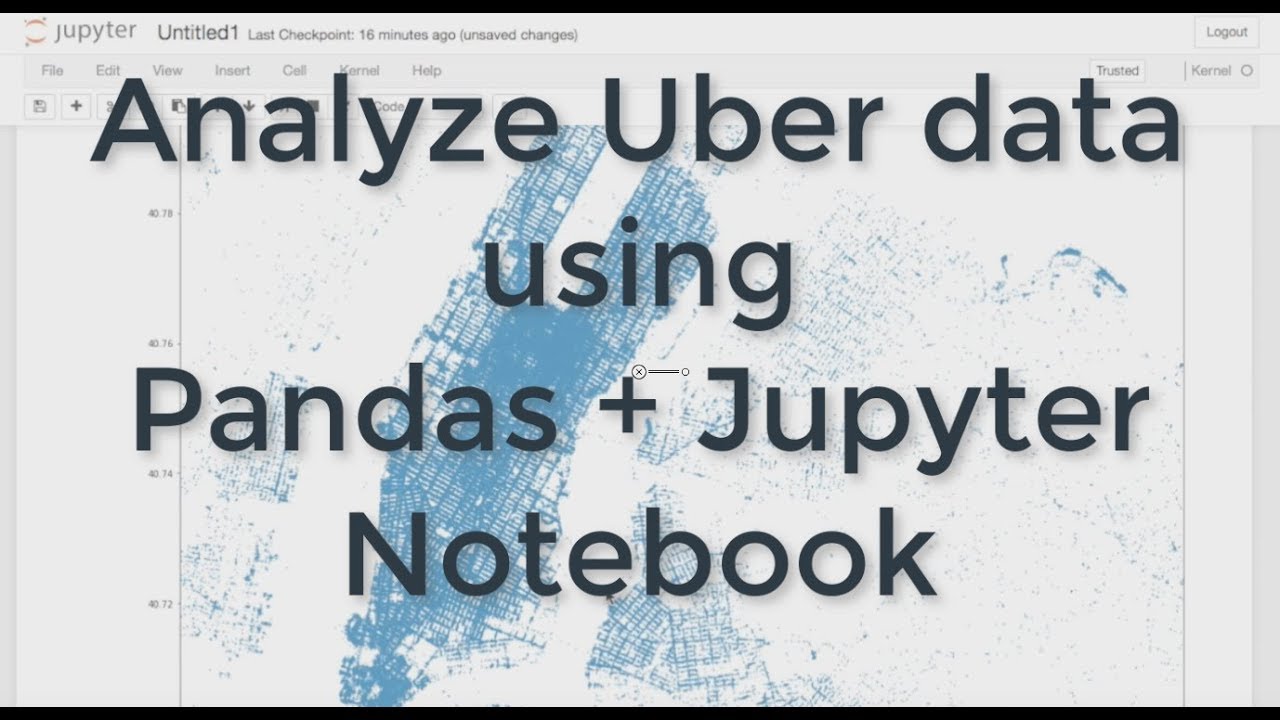 Exploring Uber data using vanilla Python and Jupyter Notebook