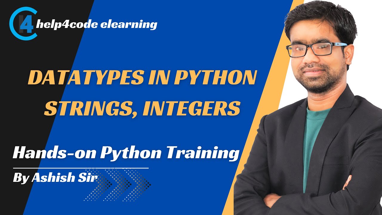 #7 Datatypes in python string integer float | Hands on python | #pythonforbeginners #python