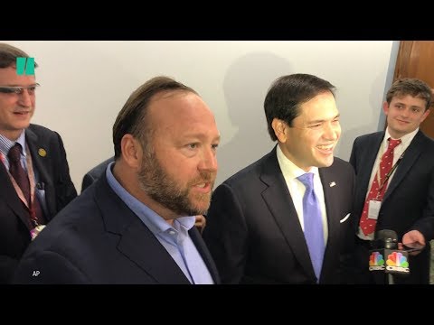 Alex Jones Bickers With Marco Rubio