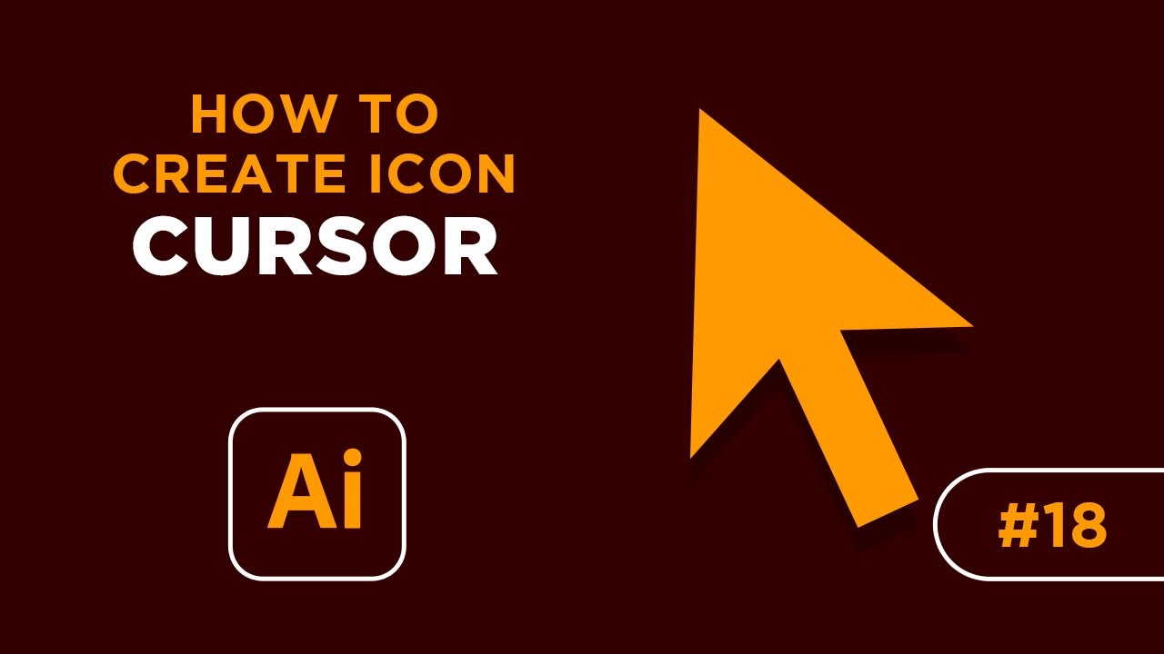 Learn How to Create Cursor Icon in Illustrator #Shorts