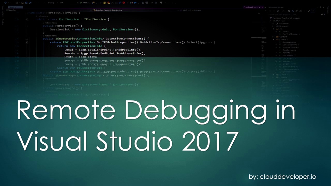 0015 - Howto guide to Remote Debugging in Visual Studio 2017