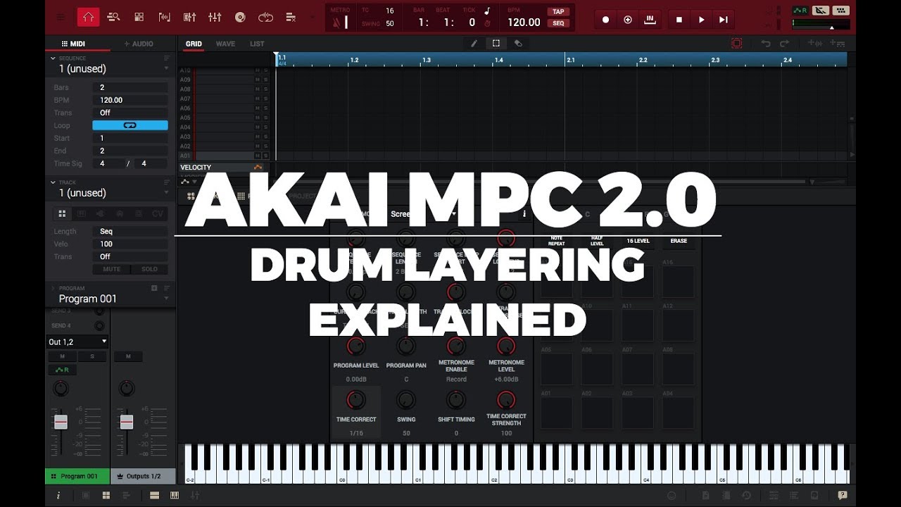 AKAI MPC 2.0 TUTORIAL | DRUM LAYERING EXPLAINED