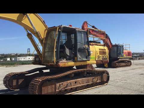 MR122 - Sumitomo SH300 Steel Tracked Excavator (EX1010) (See Gregsons Note)