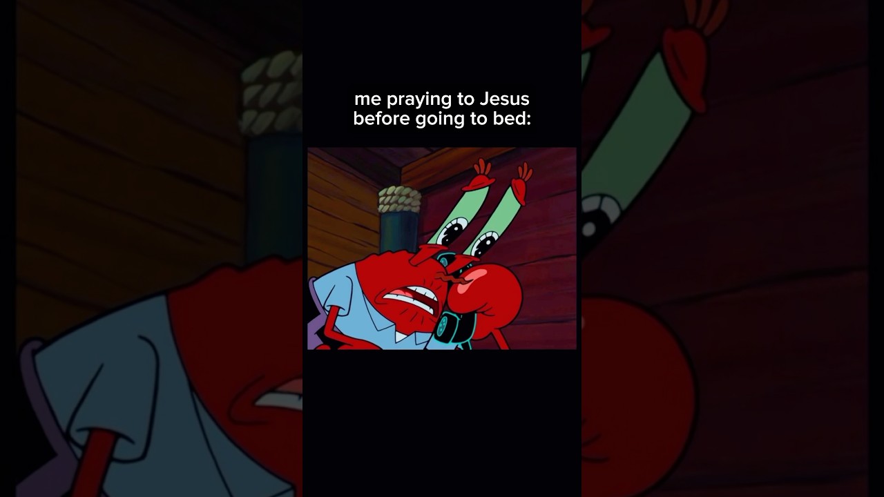 who else be venting to Jesus like this 😂 #jesuschrist #prayer #spongebob #christianity #relatable