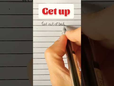 π Daily English phrasal verb | get up #21