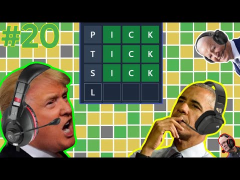 US Presidents Play WORDLE #20 - LICKER BIDEN!