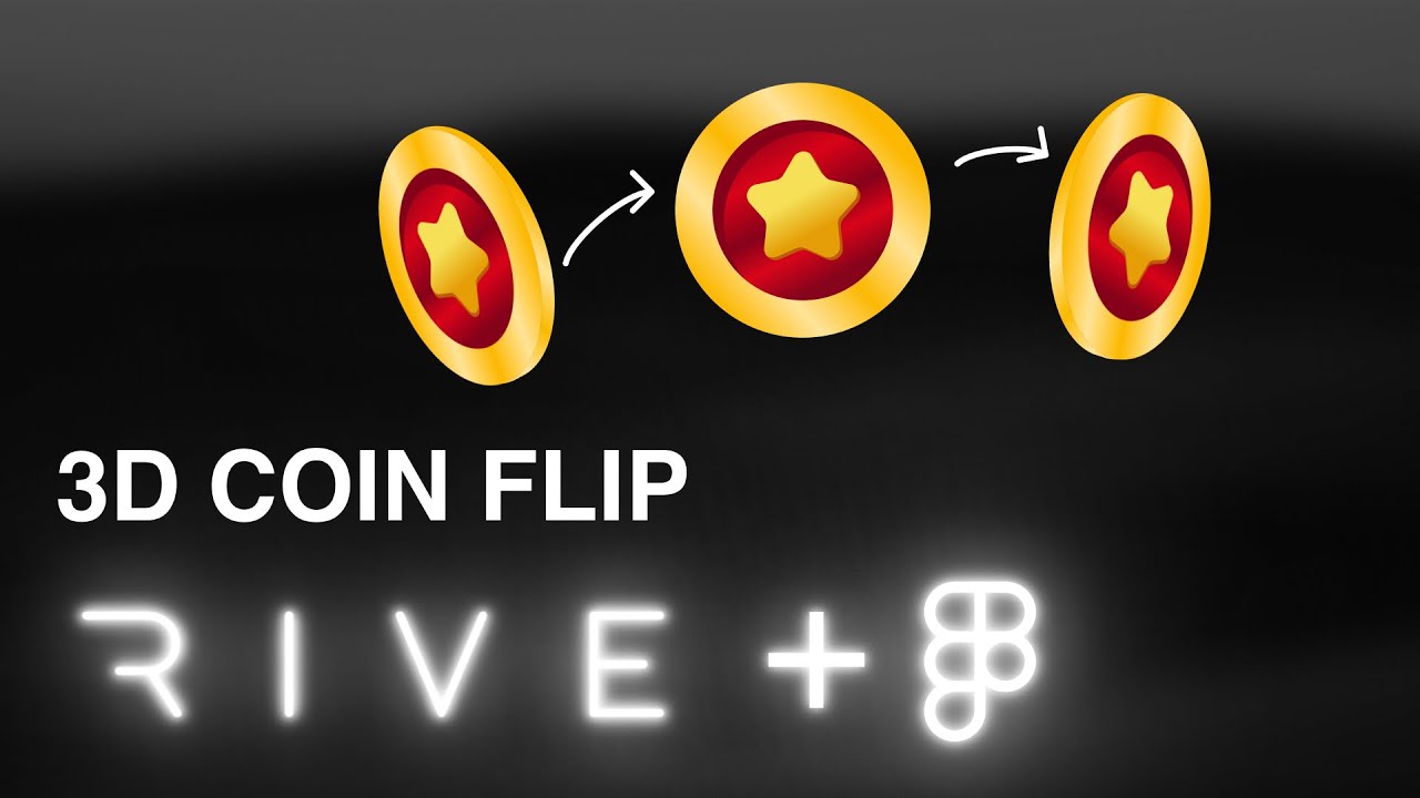 How to create a 3D coin flip with Rive and Figma | Beginner Tutorial