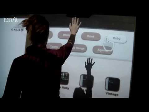 Covii Multi-Projection Interactive Panel w/ Gesture Interface - Porto Cálem Port Wine Tour